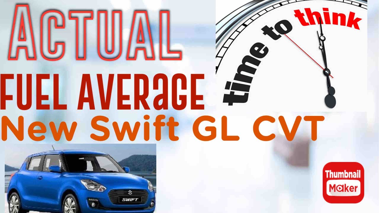 Actual Fuel Average New Swift GL CVT 1.2 || Suzuki || 2022|| Petrol ...