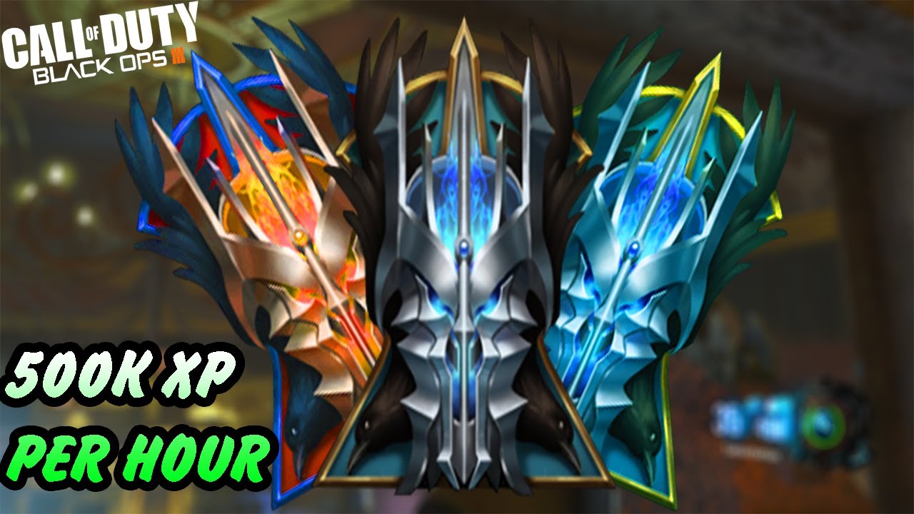 500k XP Per Hour - How to Rank Up Quickly in Black Ops 3 Zombies 2018 ...