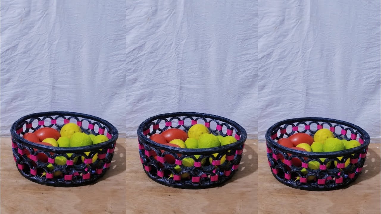 Super creative!!!DIY fruit basket making with newspapers||Newspapers ...