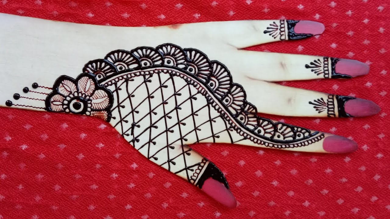 Simple henna tutorial 🤍(used basic henna elements)@N.S.BEAUITYPARLOR - YouTube