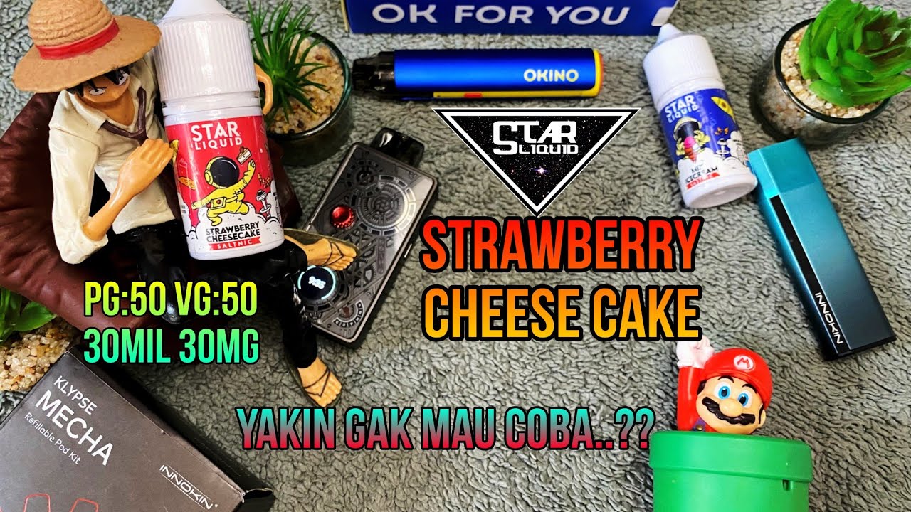 strawberry cheese cake by Star liquid - YouTube