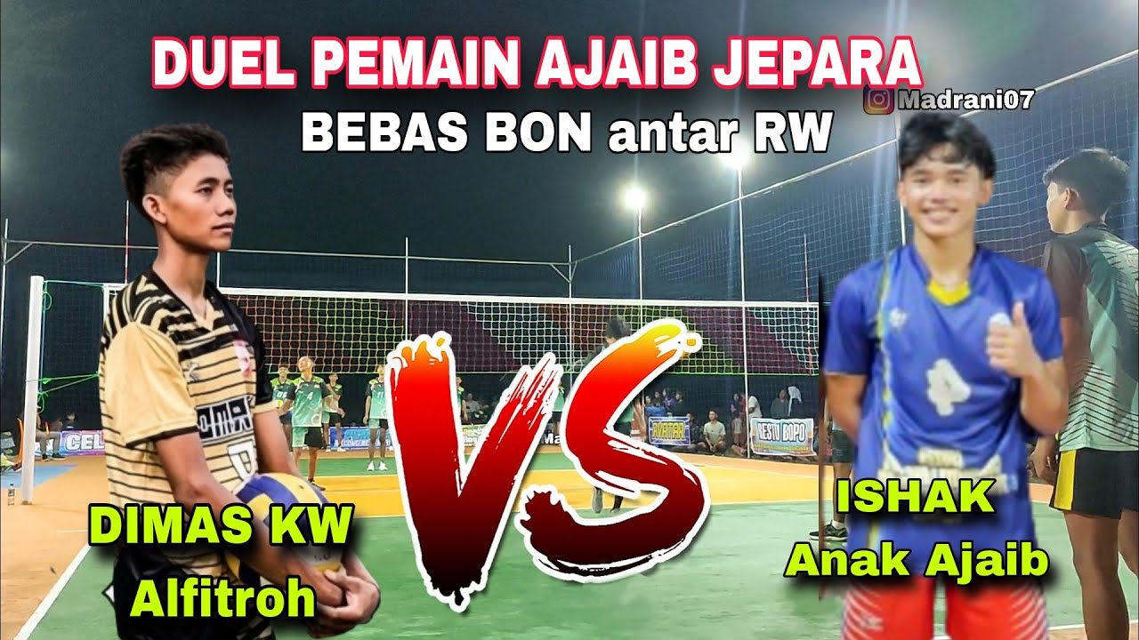 DUEL DIMAS KW vs ISHAK ANAK AJAI II Turnamen antar RW se desa Balong ...