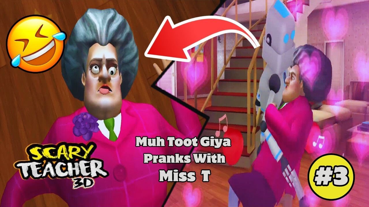 Mission Revenge: Hilarious Pranks on Evil Miss T in Scary Teacher 3D ...