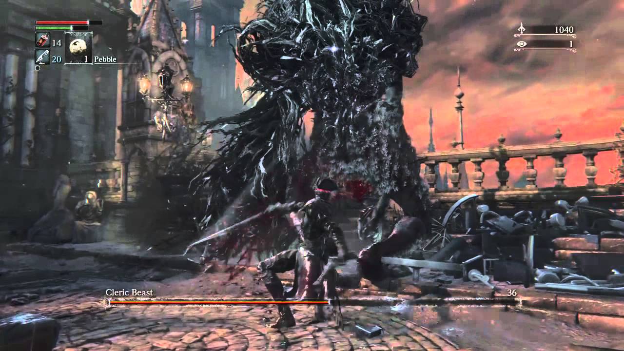 Bloodborne - First Boss - YouTube