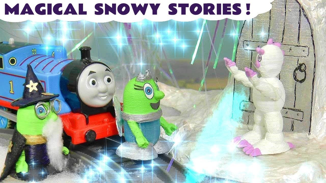 Funlings Magical Snowy Mystery Stories with Toy Trains - YouTube