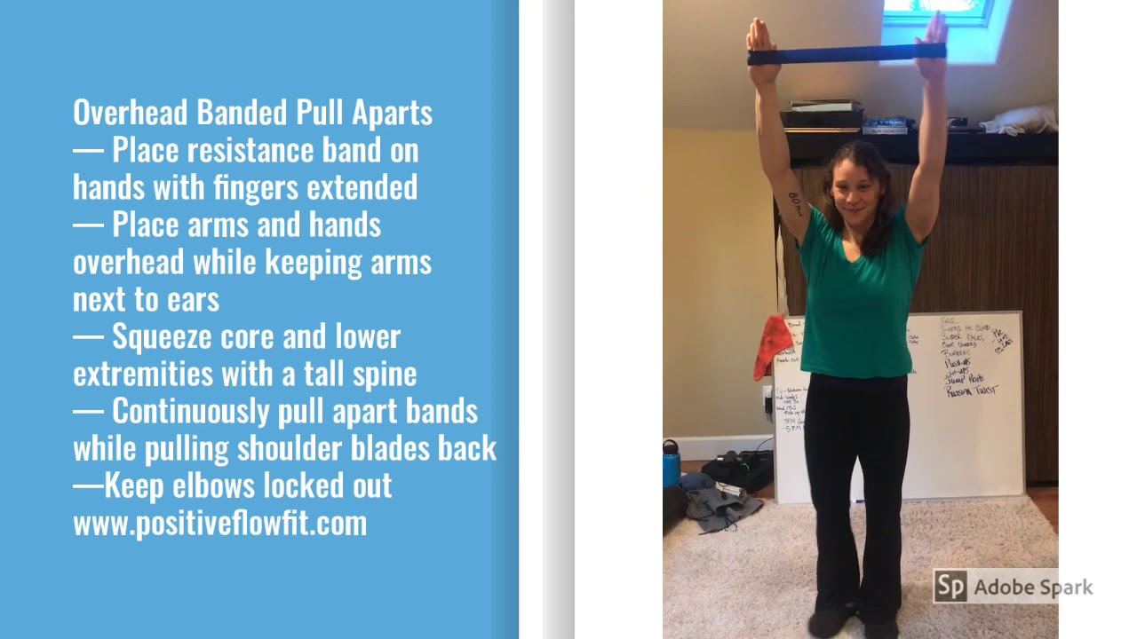 Overhead Banded Pull Aparts - YouTube