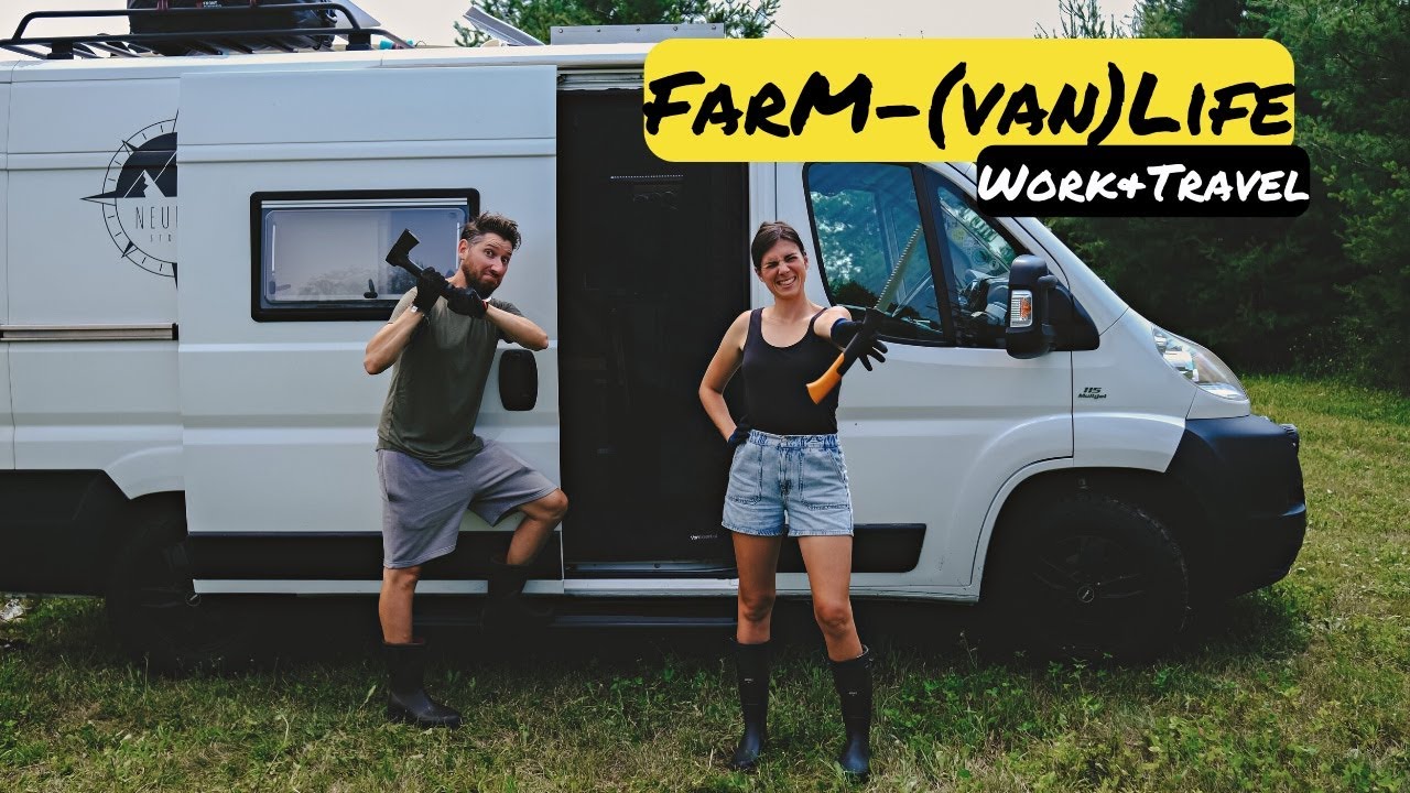 Arbeiten auf einer FARM in KANADA `2023| VANLIFE Episode #108 - YouTube