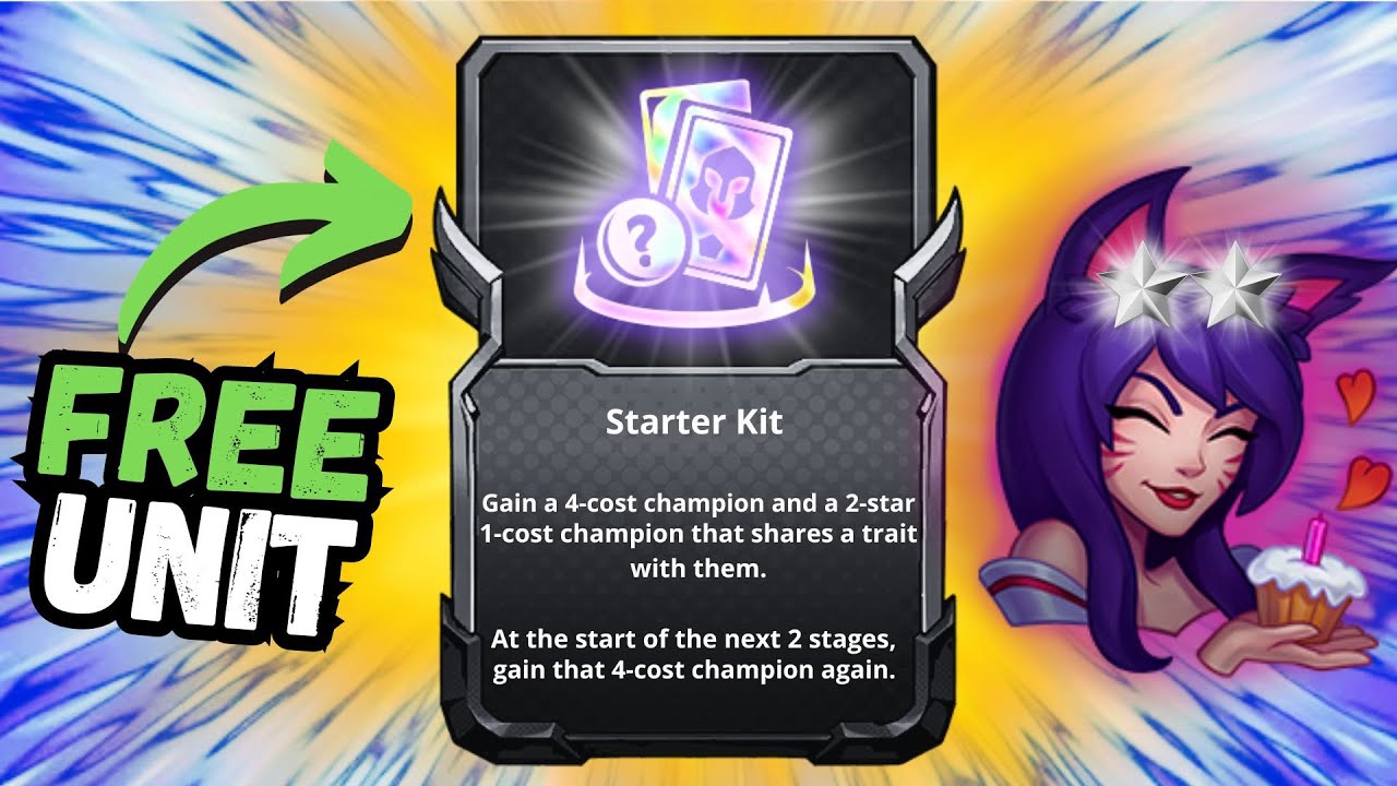 STARTER KIT Is So BROKEN If You Hit The RIGHT UNIT... FREE WIN! | TFT ...