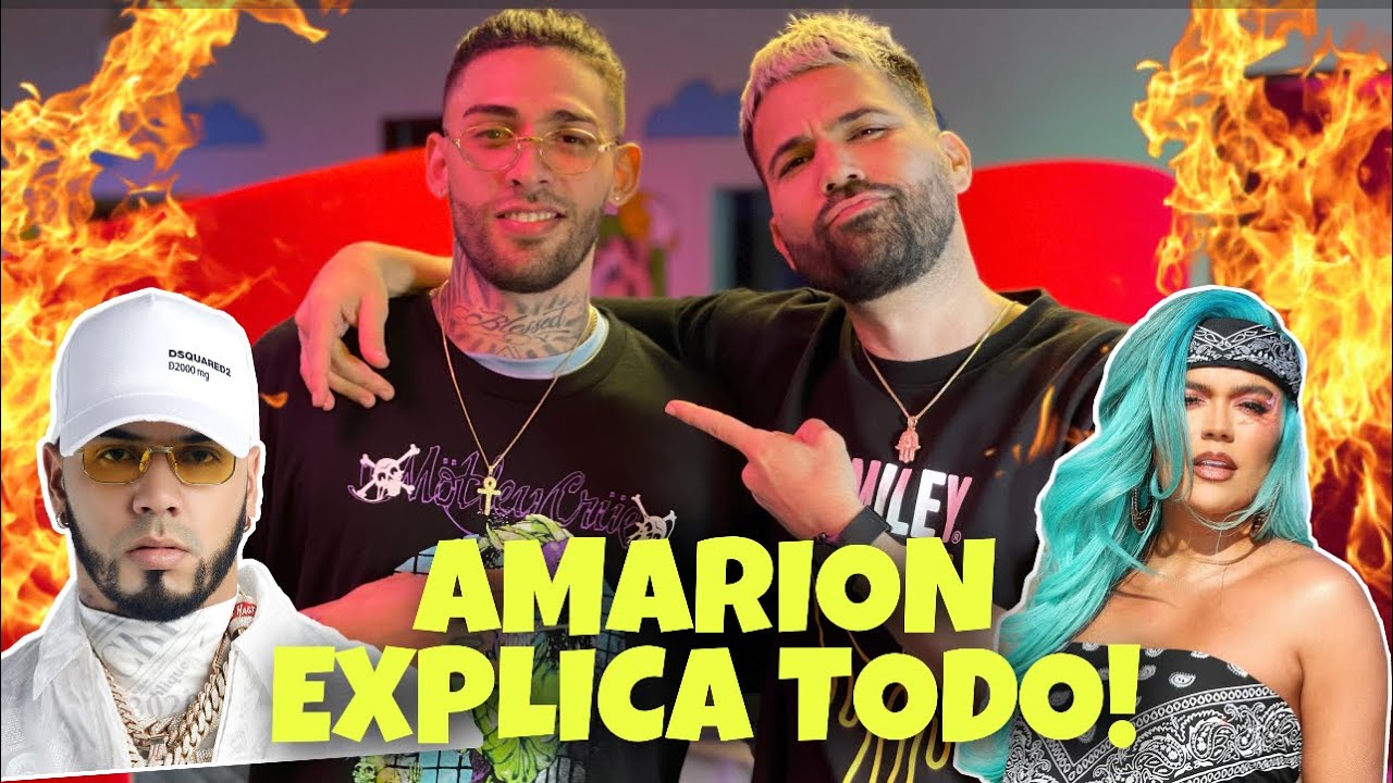 Amarion explica porque Anuel y Karol G subieron video cantando sus ...