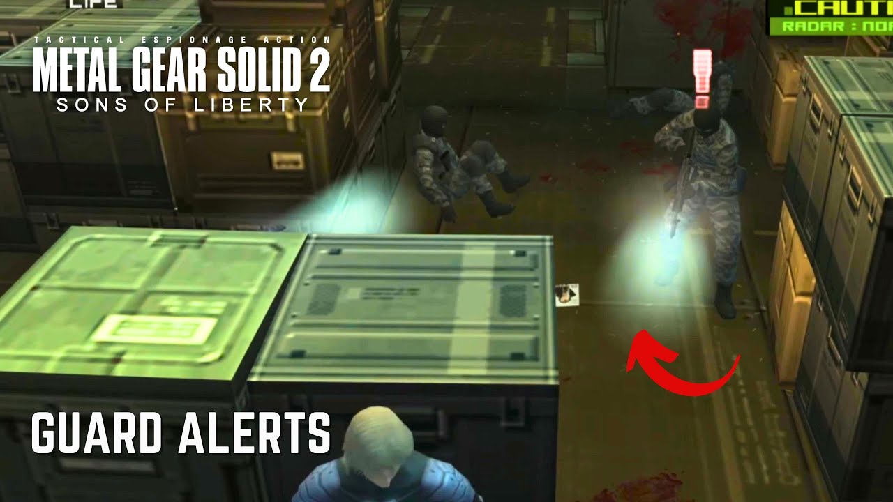 Messing with the Guards - Metal Gear Solid Master Collection (MGS2 ...