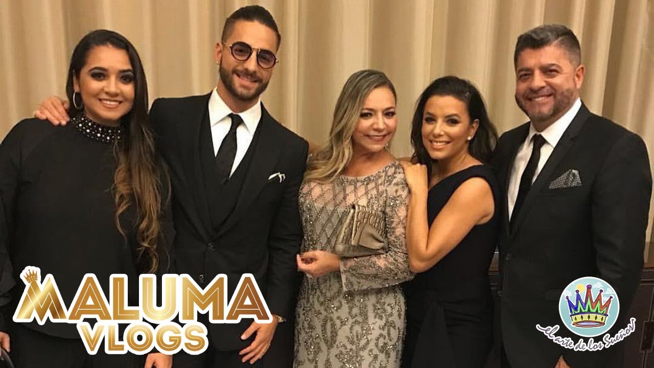 Maluma y su familia en México en los #GlobalGiftGala con su fundación ...