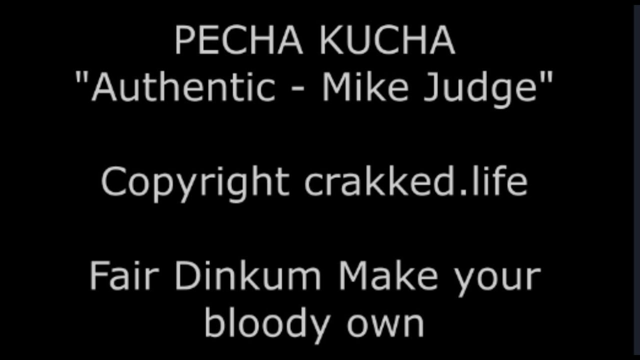 Mike Judge Pecha Kucha (TV-14+) - YouTube