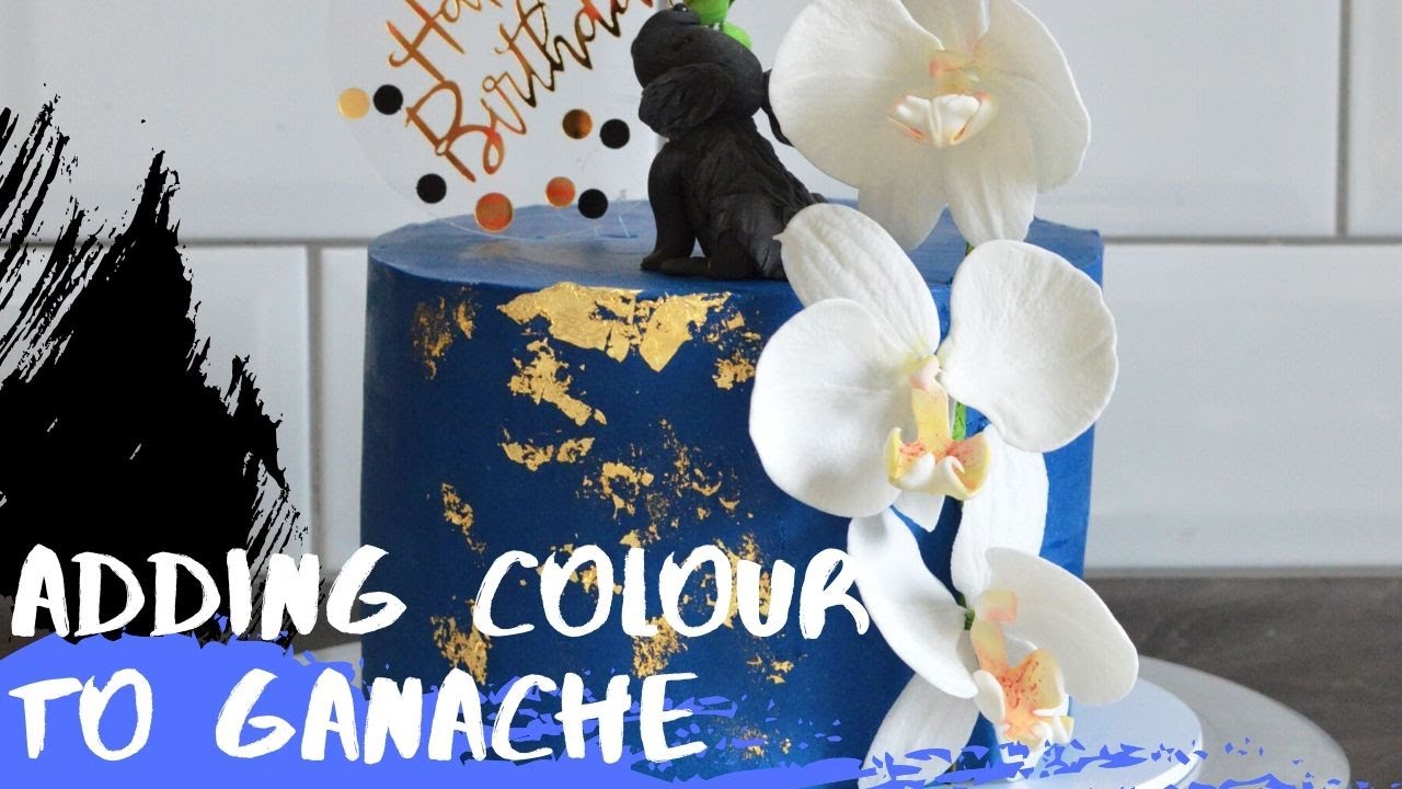 Adding Colour to Ganache - YouTube