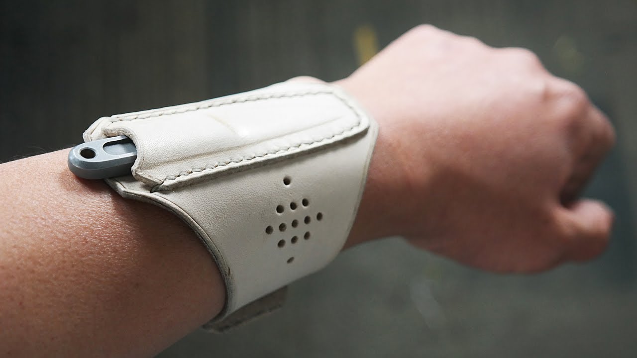 내 손안의 작고 귀여운 위기탈출용 칼 만들기 / Making a Little Knife & Wrist Cuff Sheath ...