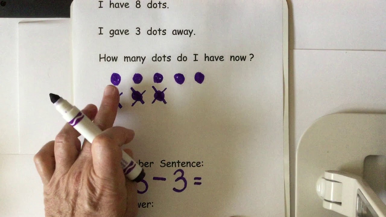 Some Went Away Story Problem - YouTube