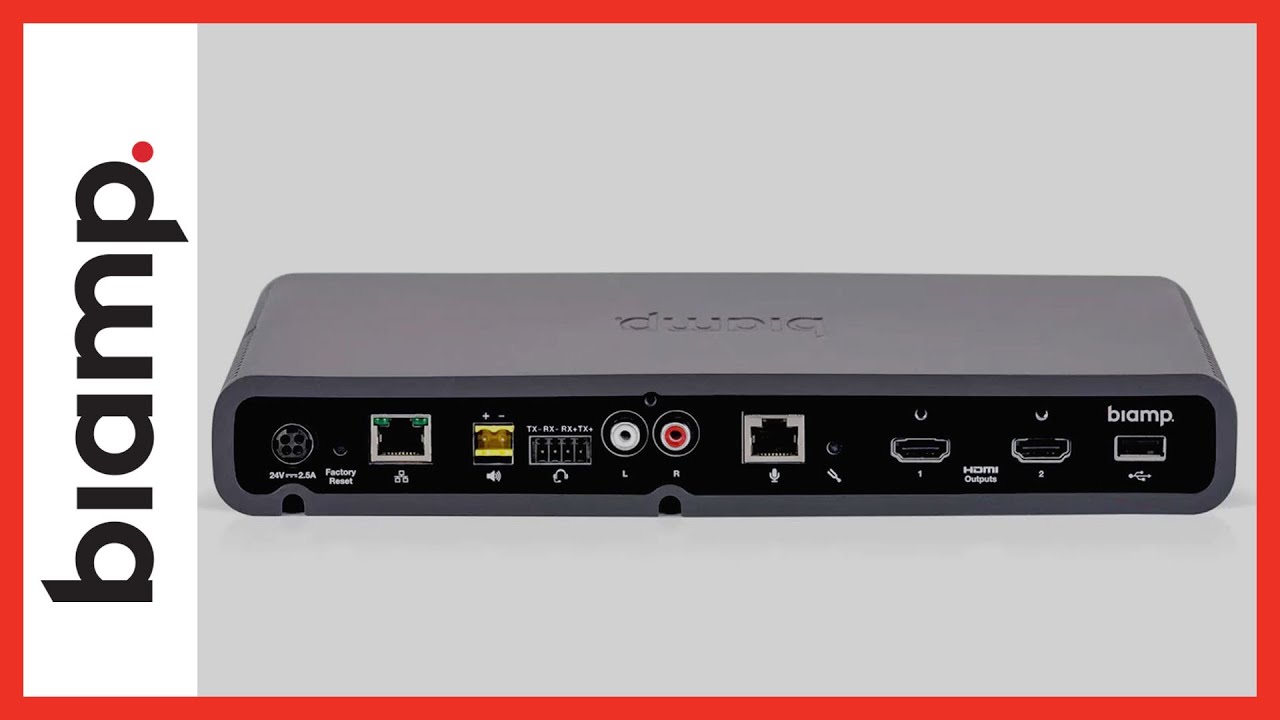 Biamp Devio: Video Conferencing IO Orientation - YouTube