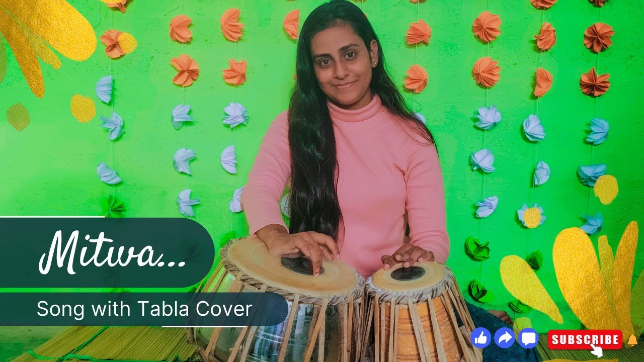 Mitwa Song Tabla Cover | by Hiruni Savidya - YouTube