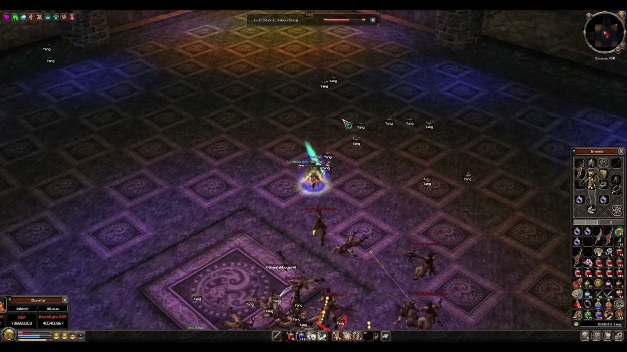 Metin2 Grotte 2 Leveln #4 //12,5% / h - YouTube
