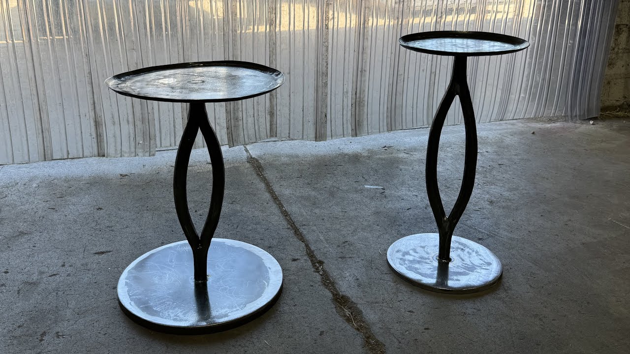 Forged and Hammered Tables - YouTube