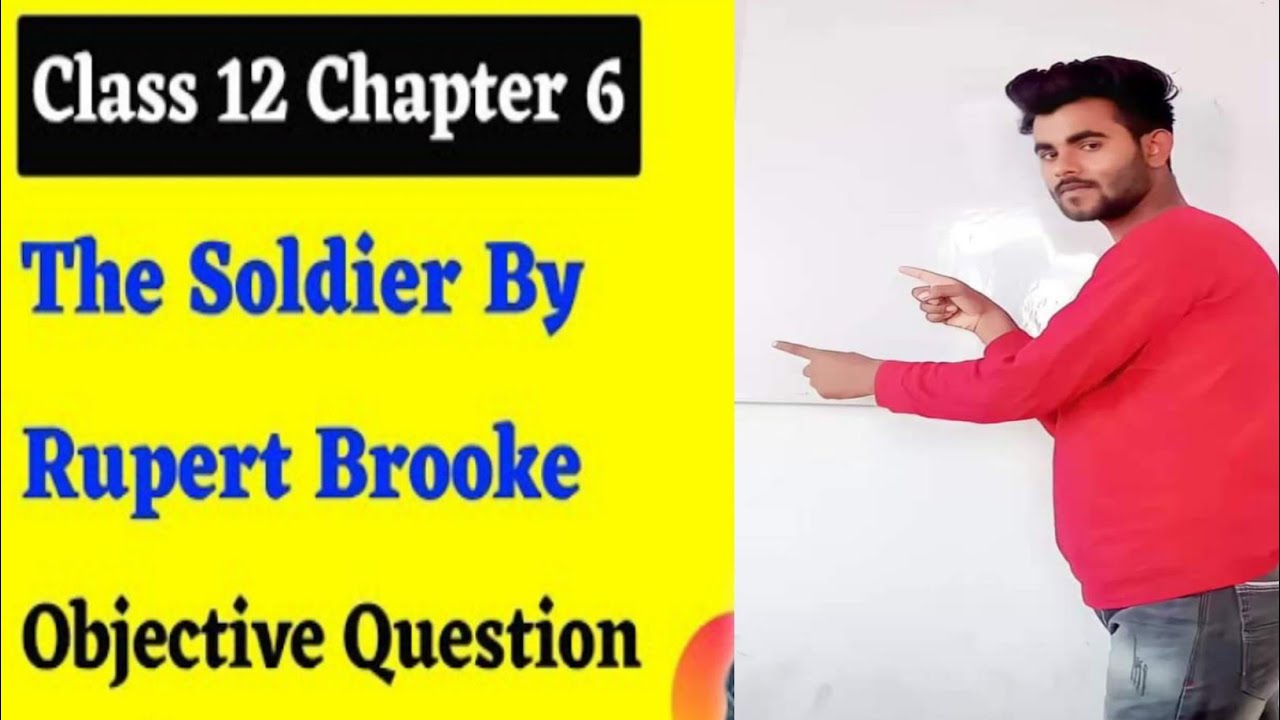 class 12th objective question # chapter 6 the soldier explain # the ...