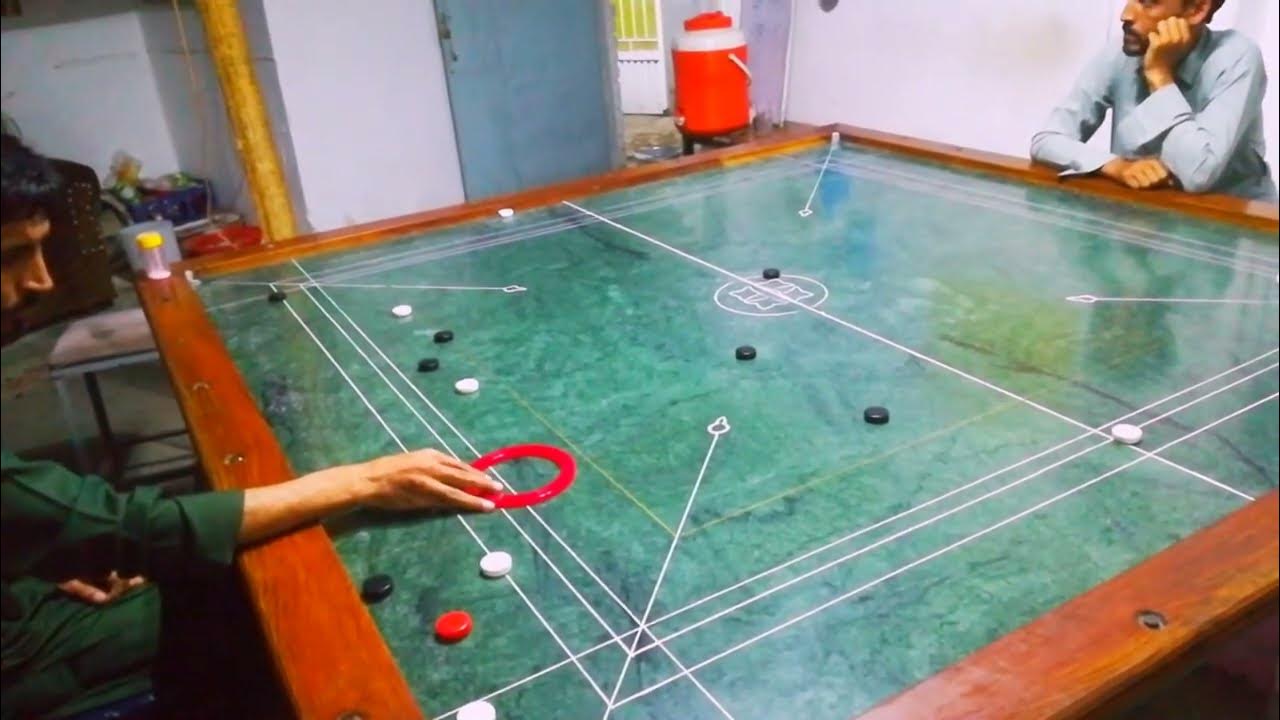 Single carrom board game best player carrom - YouTube
