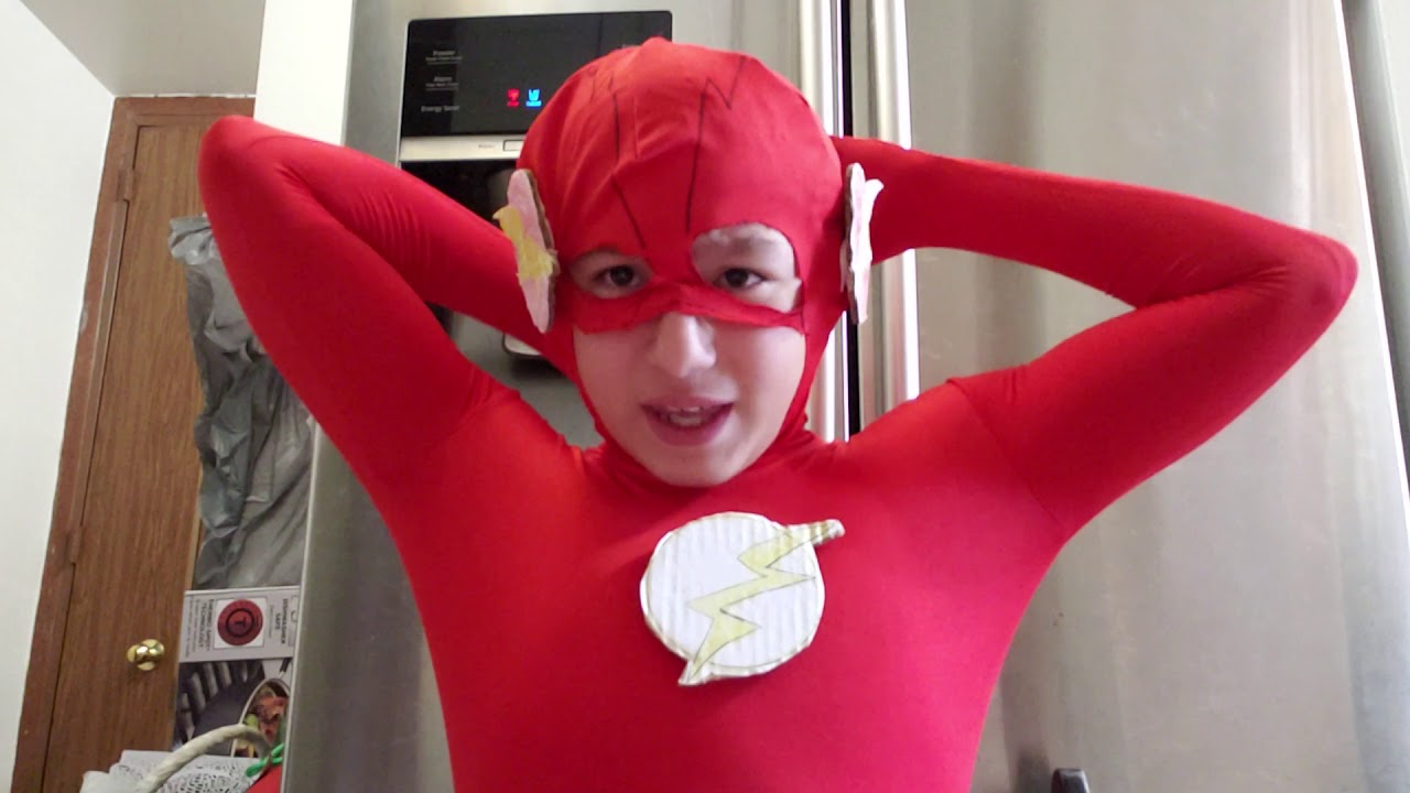 Flash homemade costume - YouTube