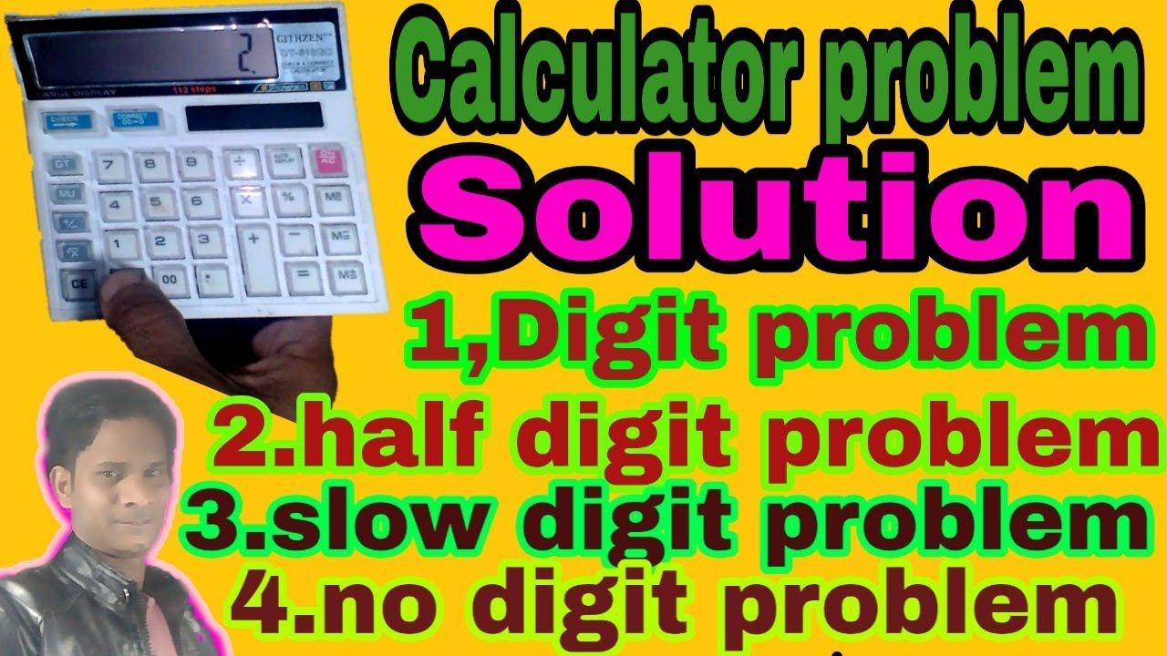 How to repair calculator at home | calculator kaise thik kare ...