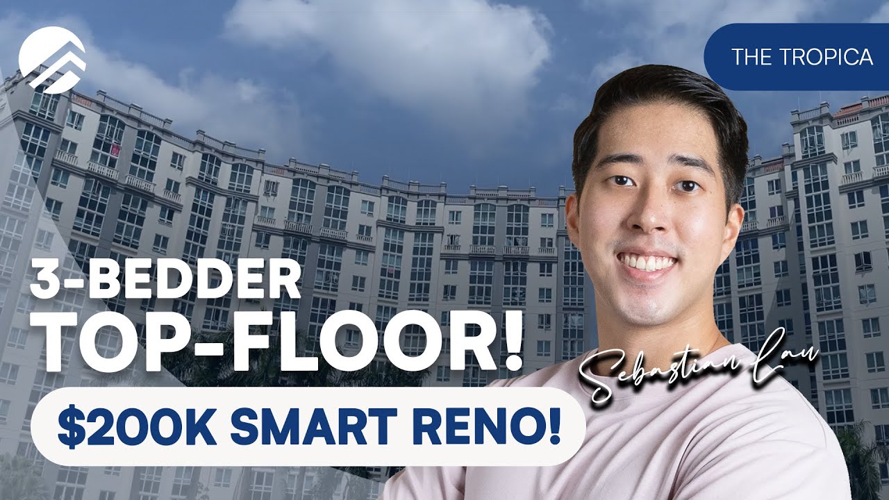 The Tropica: Top Floor 3 Bedder Unit in D18 | Tampines Ave 1 | 1,238 ...