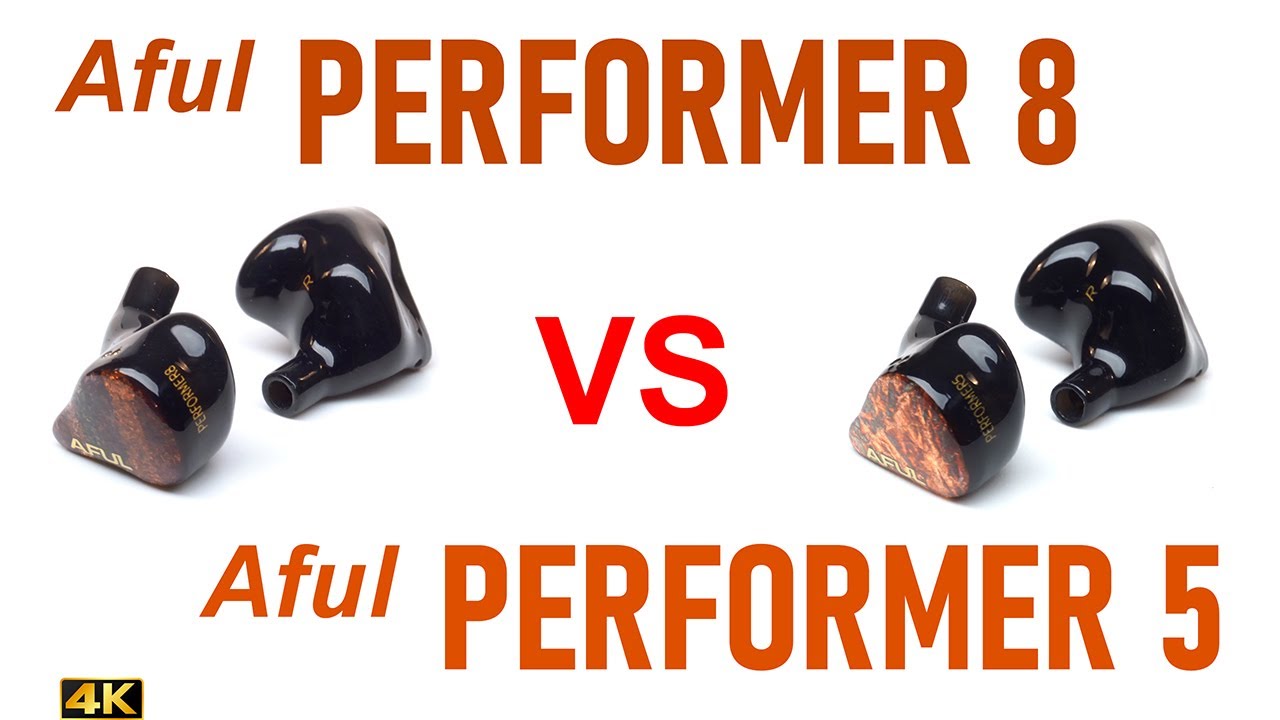 Aful Performer 8 vs Aful Performer 5 - IEM sound comparison - YouTube