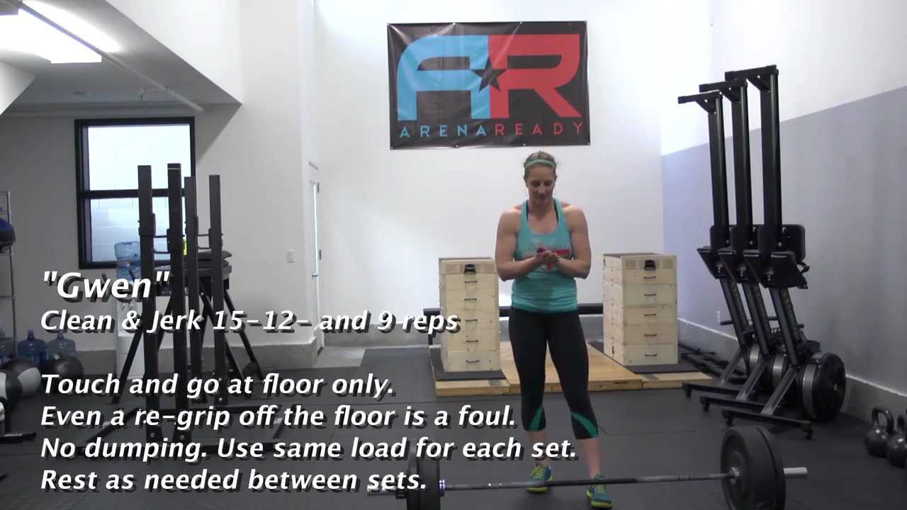CrossFit - WOD 130129 Demo with Sarah Hopping - YouTube