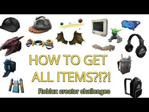 How to get ALL roblox creator challenges FREE event items 2024 - YouTube