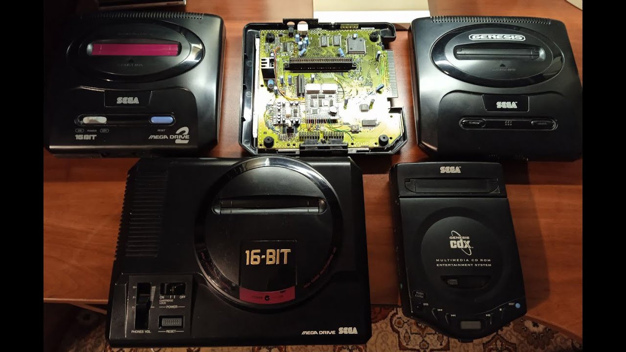 Sega Mega Drive (MegaAMP) vs MD, MD2, Genesis, CDX. - YouTube