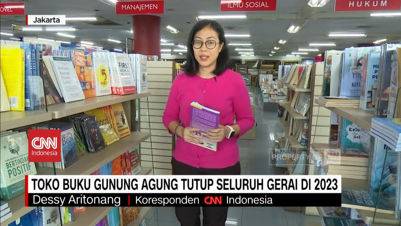 Toko Buku Gunung Agung Tutup Seluruh Gerai di 2023 - YouTube