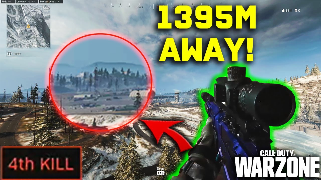 The LONGEST Sniper shot in Call of Duty Warzone? - YouTube