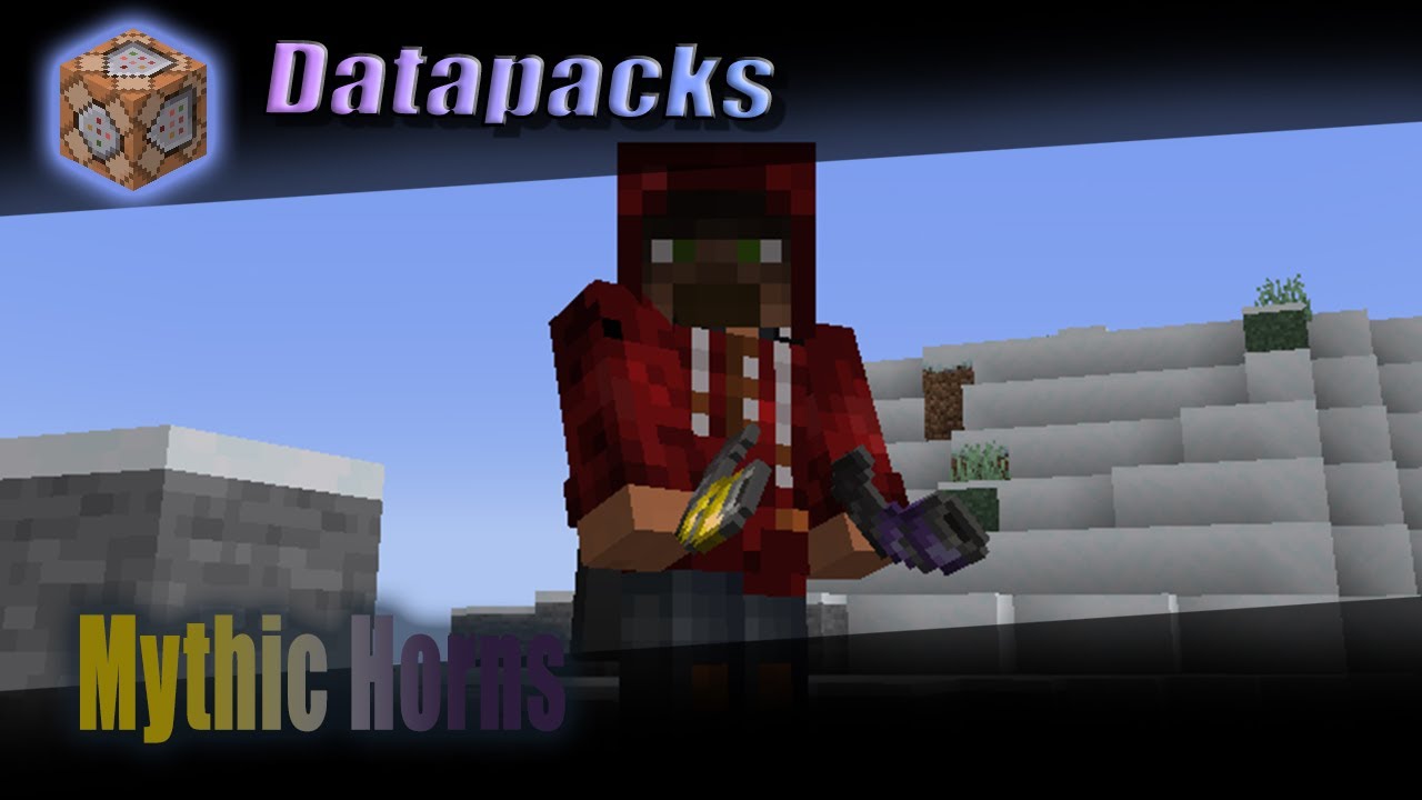Minecraft Datapacks 1.19: Mythic Horns - YouTube