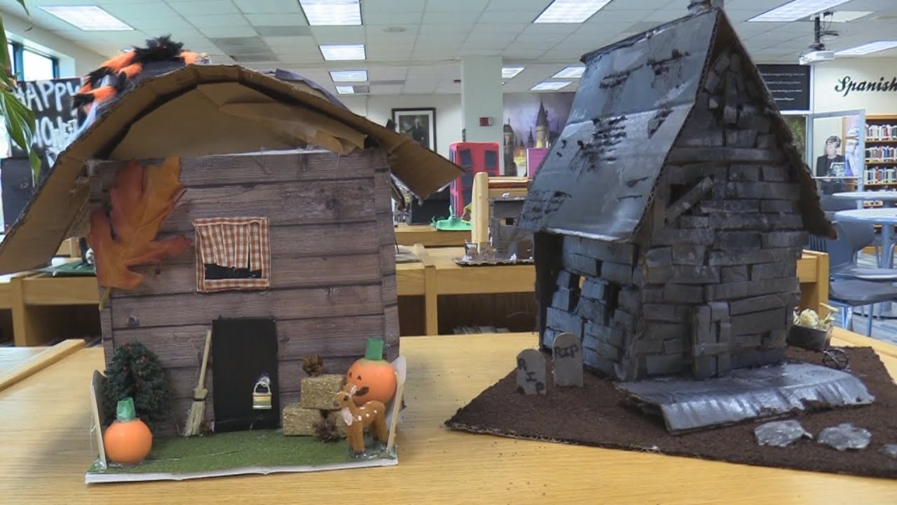 Spooky Cardboard House Design Contest - YouTube