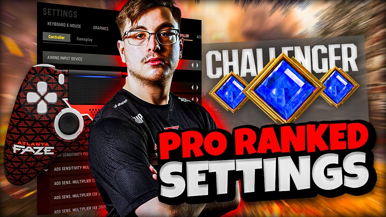 CDL PRO PLAYER Ranked Play Settings in CoD Vanguard! 🔥 - YouTube