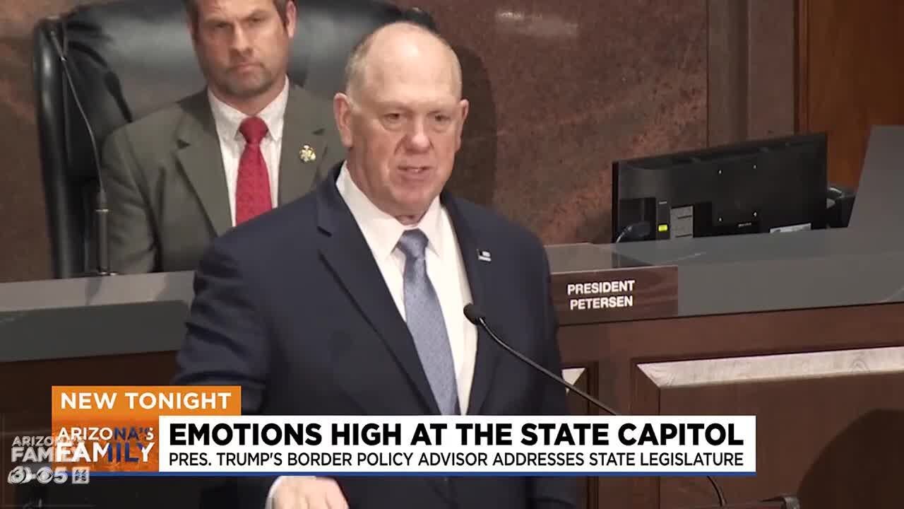 Trump's border policy advisor speaks at Arizona State Capitol - YouTube