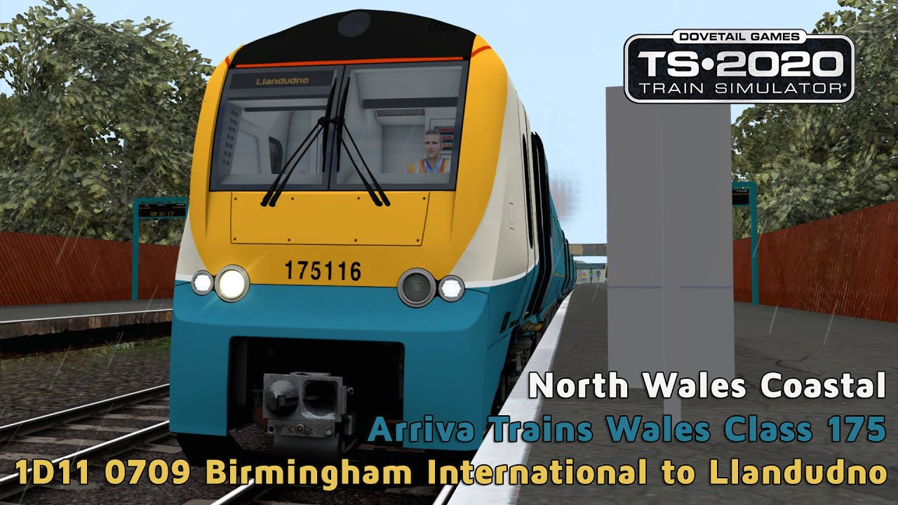 1D11 0709 Birmingham International to Llandudno - North Wales Coastal ...