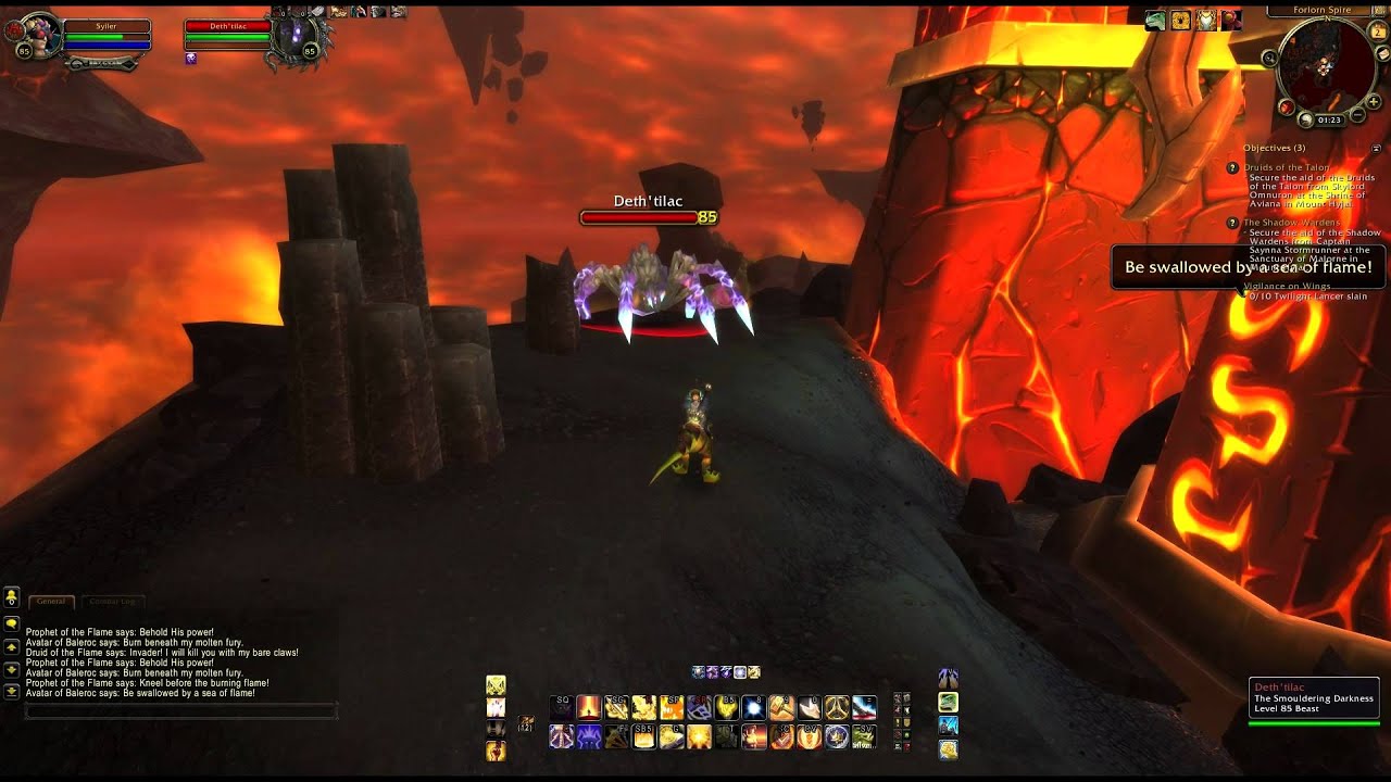 WoW 4.2 - New Rare Hunter Pet - Deth'tilac (Purple Lava Spider) - YouTube