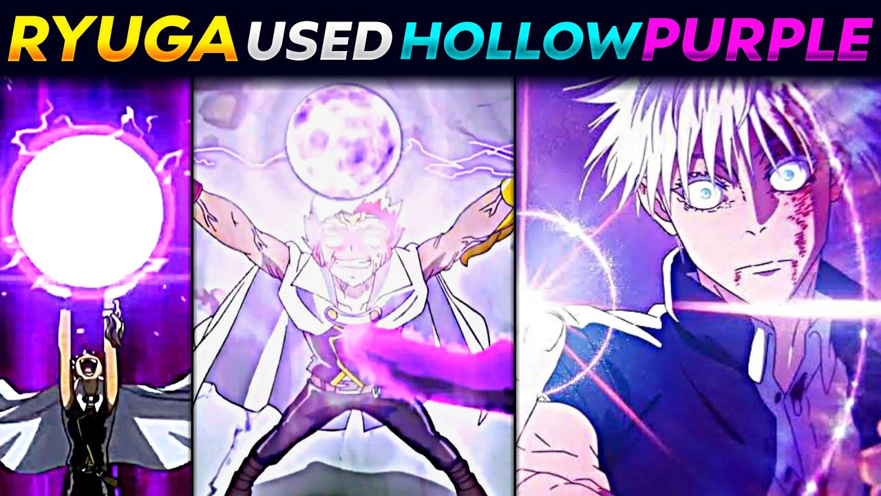 Ryuga Used Hollow Purple 🤯 ! Ryuga Secret Powers Explained 🔥 - YouTube