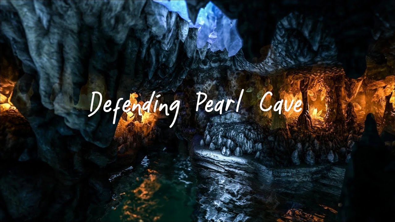 Defending Lost island Pearl Cave ! ARK Survival evolved - YouTube