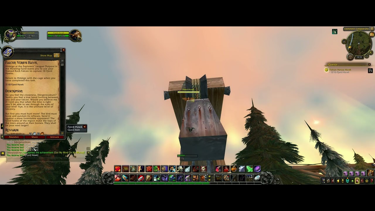 World of Warcraft: Falcon Versus Hawk - Quest ID 11468 (Gameplay ...