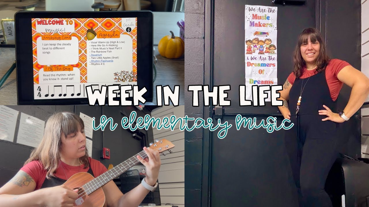 A Week In The Life Of An Elementary Music Teacher | Back To School Week ...