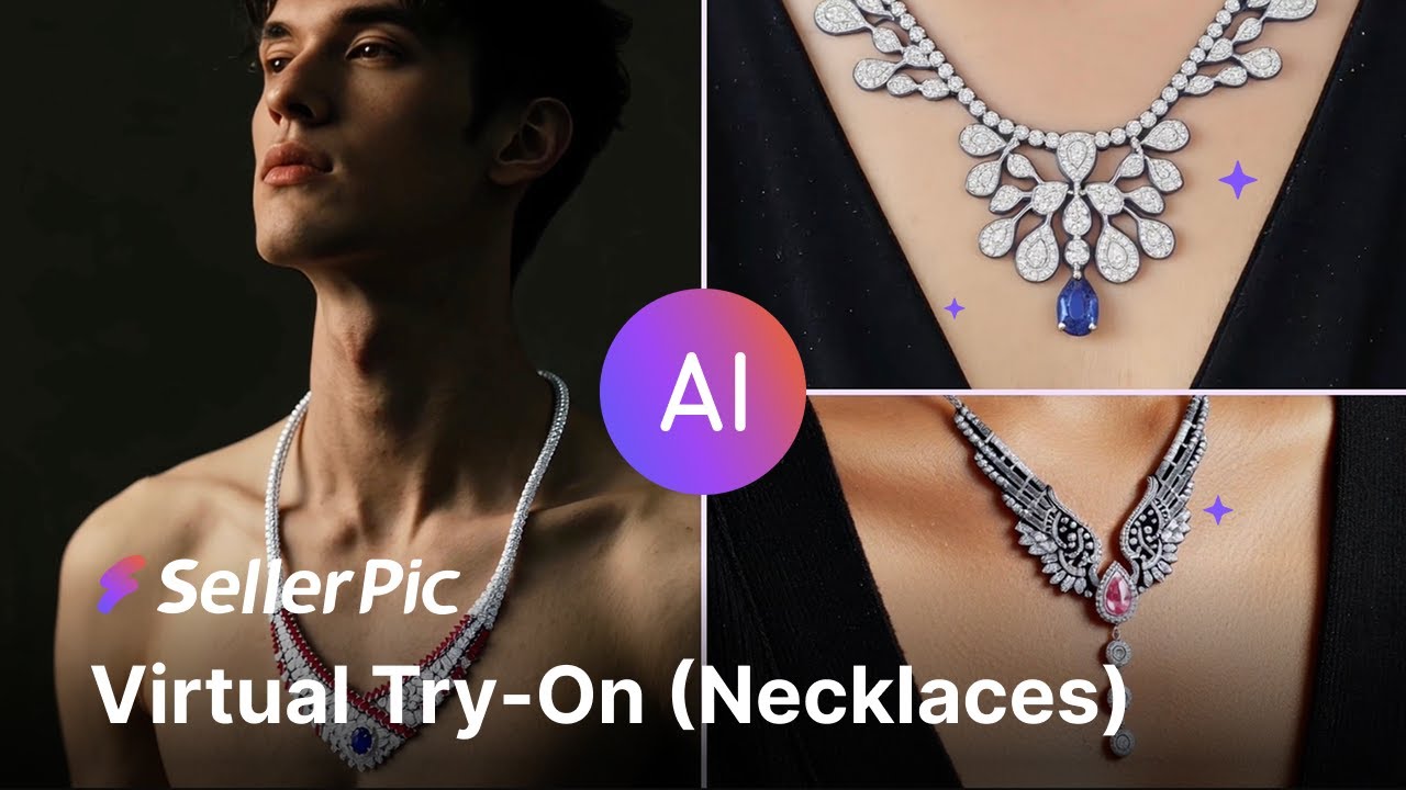 How to AI Virtual Try On Jewelry (Necklaces) - Use AI fashion model to ...