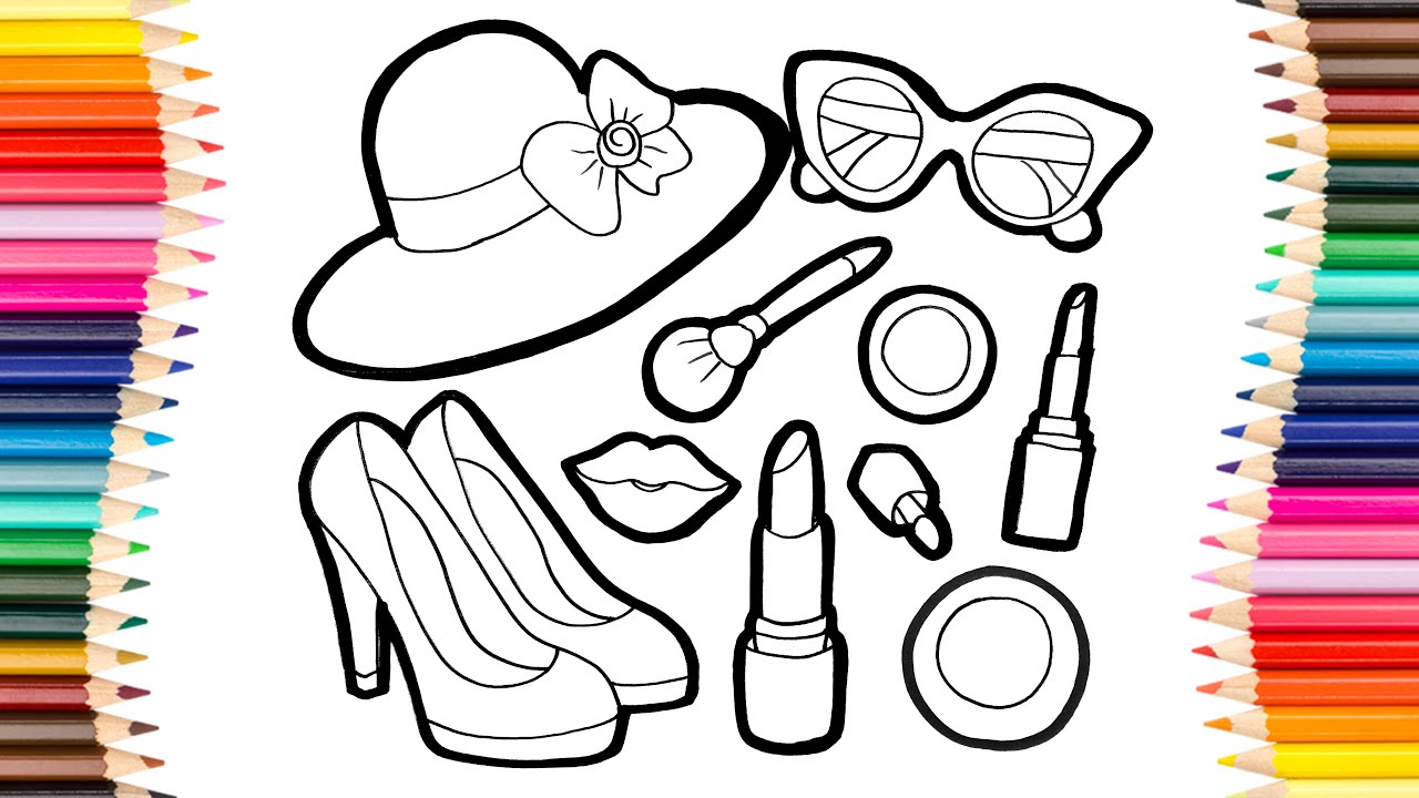 How to Draw Women's Accessories Easy - YouTube