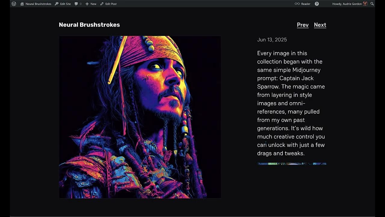 Introducing my AI Art Journal: Neural Brushstrokes - YouTube