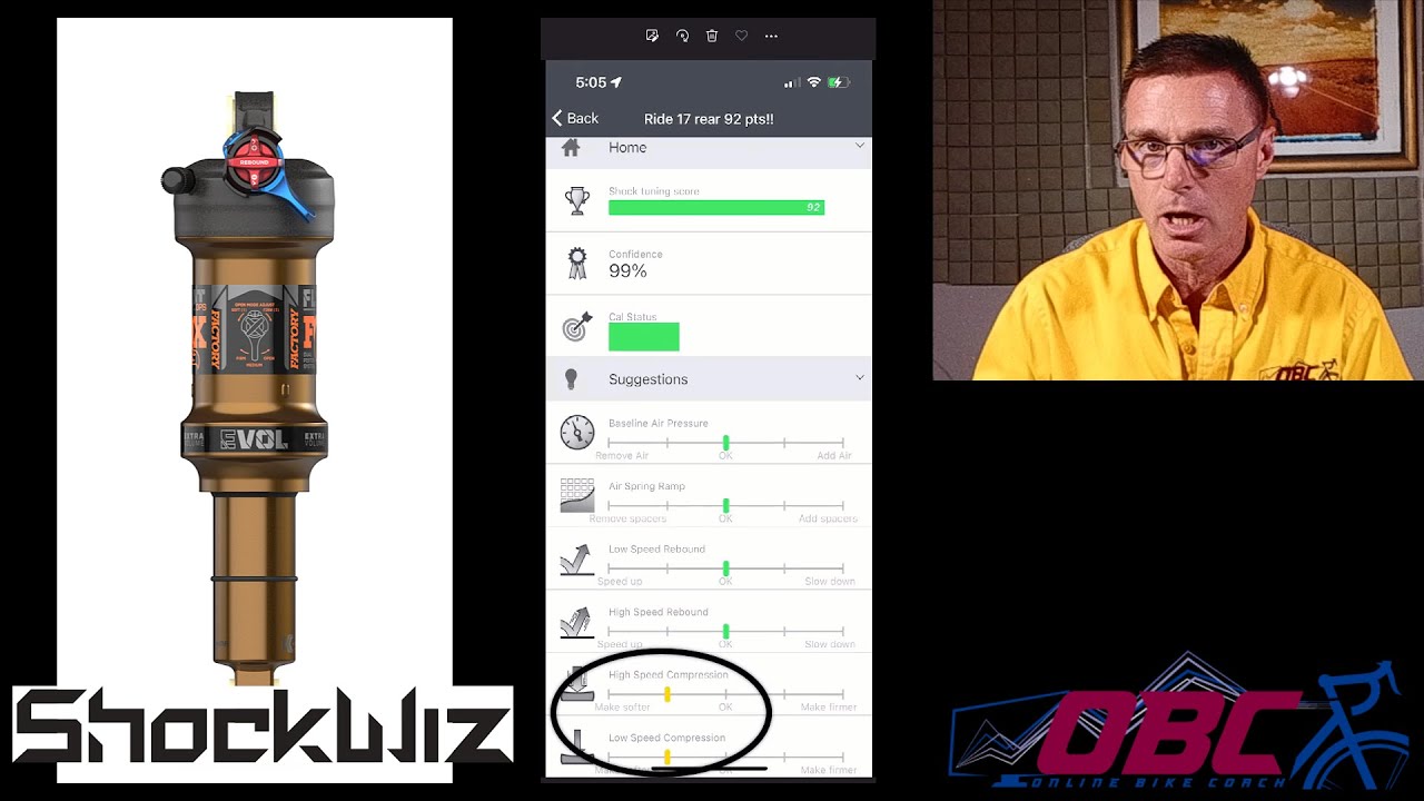 21 Rides With the ShockWiz Suspension Tuning System - Part 1 - REAR ...