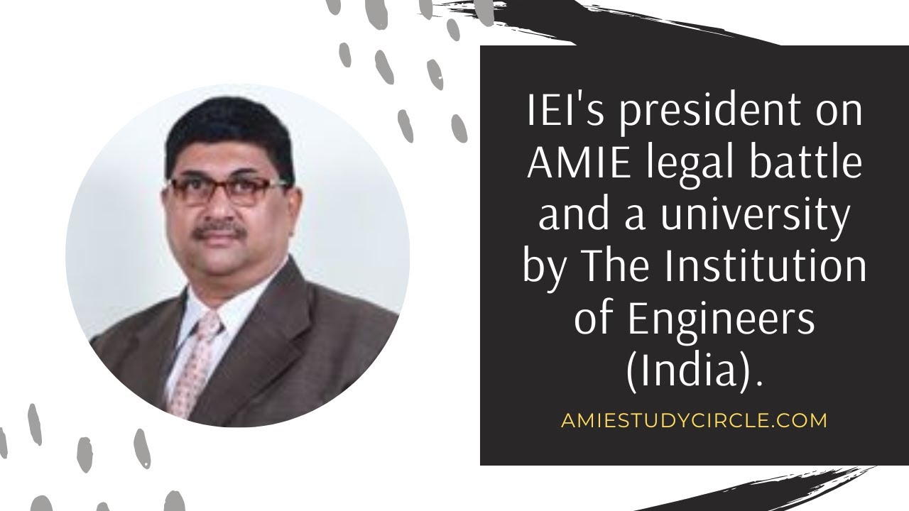 IEI's president on AMIE legal battle and a university by The ...