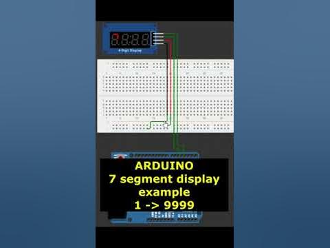 아두이노 7 segment (TM1637) 기본 에제 0에서 9999까지 #arduino #arduinoproject #code #example - YouTube